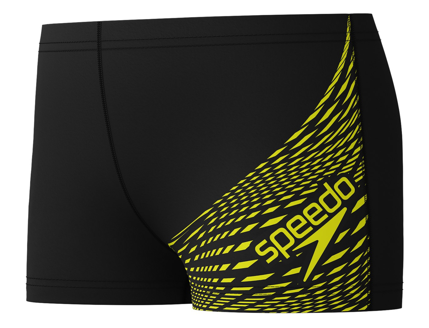 Speedo medley logo aquashort boy hyper yellow/black 116cm cena, slevy ...